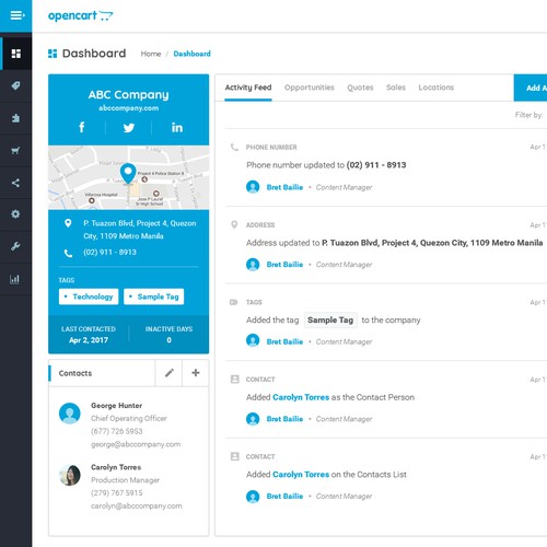 Design an awesome UI/UX for a CRM | App design contest