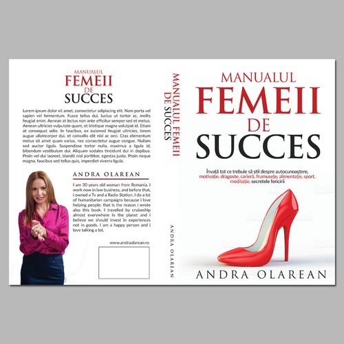 design a cover for a Personal Development book: Successful women's ...
