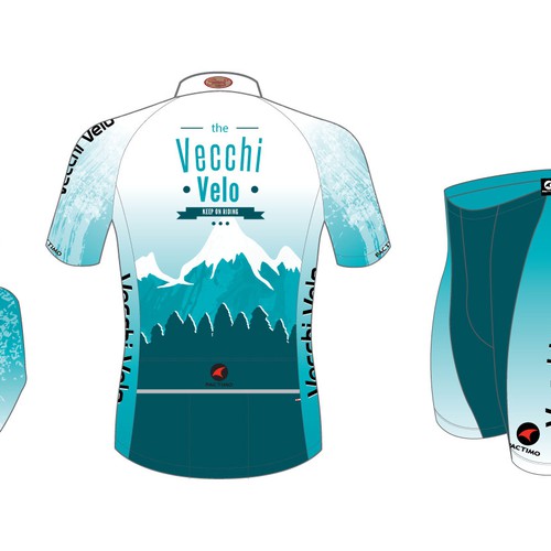 Design a cycling kit for Vecchi Velo, riders that love the BIG climbs ...