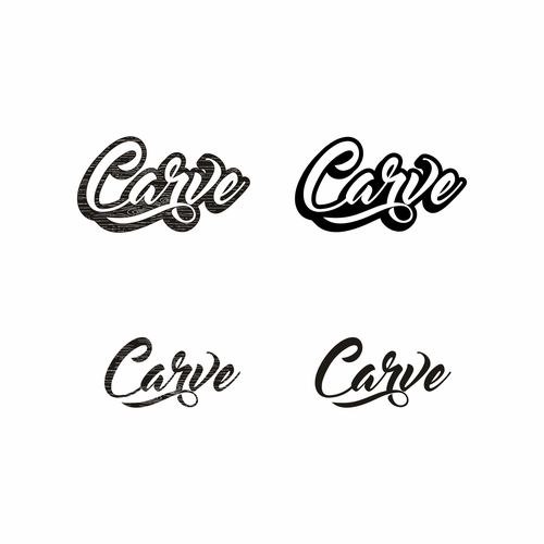 Carve, a cool logo for a new brand | Logo design contest