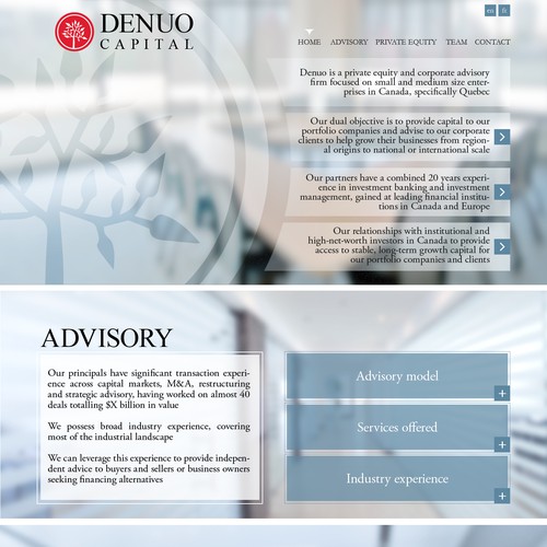 Designs | Create a slick but subtle website design for a start-up ...