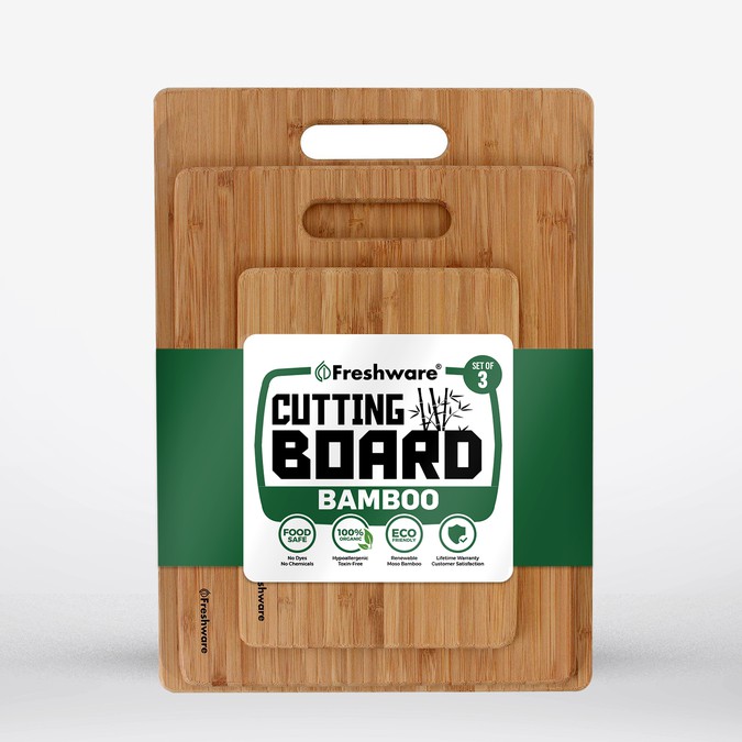 Make an awesome Cutting Board packaging label | Product label contest