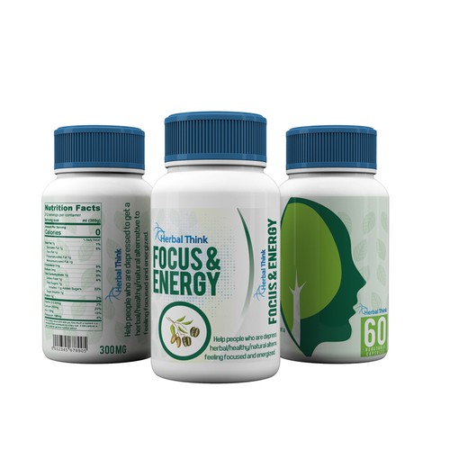 Wanted! Creative Designers for a Herbal Supplement Label | Product ...
