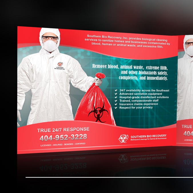 Crime Scene Cleanup Needs a Floor Display!! | Signage contest