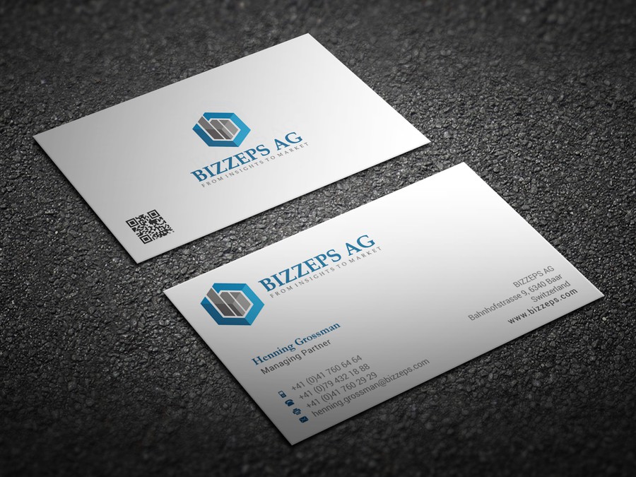 bizzeps ag: new vcard design | Business card contest