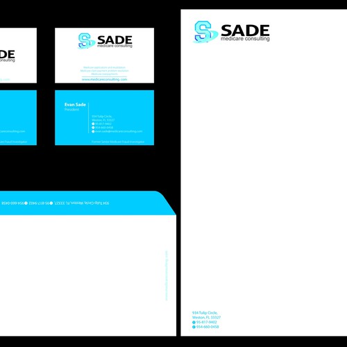 Business cards and letterhead/envelopes for Medicare consultant ...