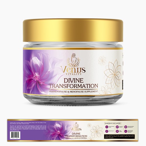 Designs | Product label design for a menopause and perimenopause ...