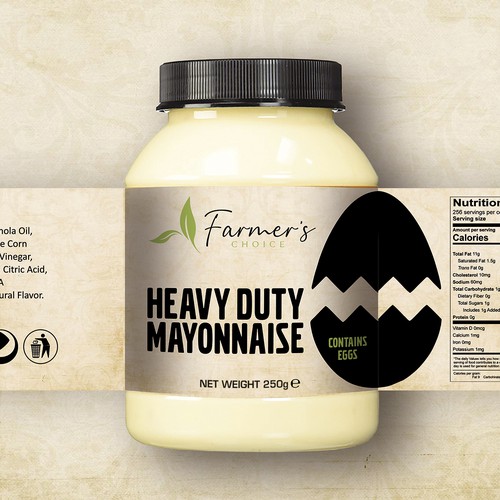 Designs | Mayonnaise Label | Product packaging contest