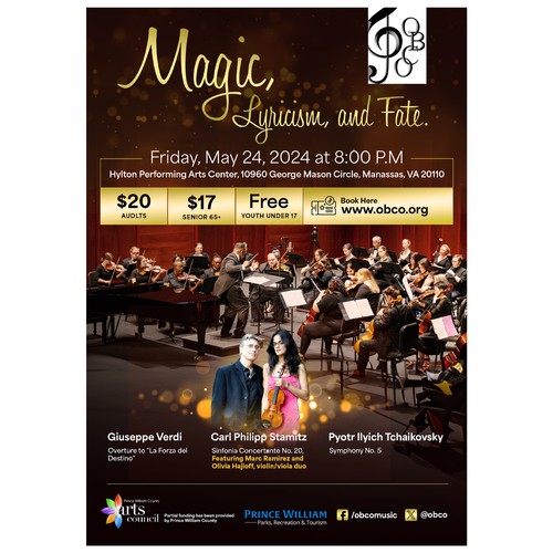 Designs | Orchestra concert flyer for community ensemble | Postcard ...