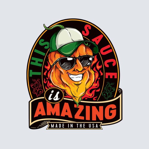 Designs | Design a cartoon Habanero for a hot sauce company | Logo ...