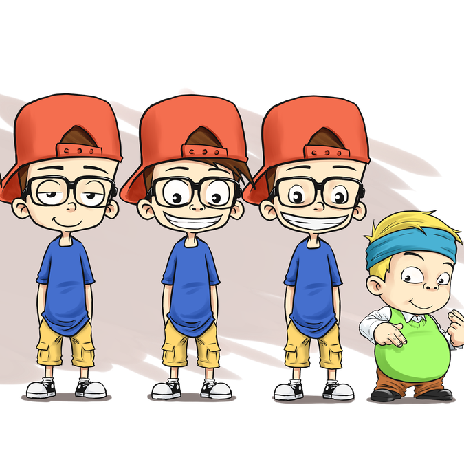 Need 2 teenage characters - white boys - for animated comedy videos ...