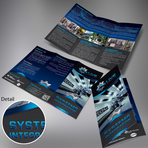 Design a Tri-Fold Brochure for High Tech Automation Company | Brochure ...
