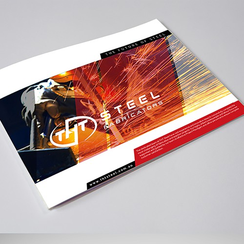 Elegant, modern, contemporary brochure for THT Steel Fabricators ...