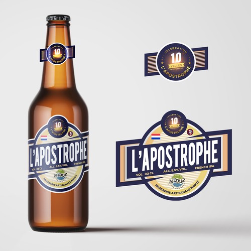 Designs | 10 Years of a French Craft Beer | Product label contest