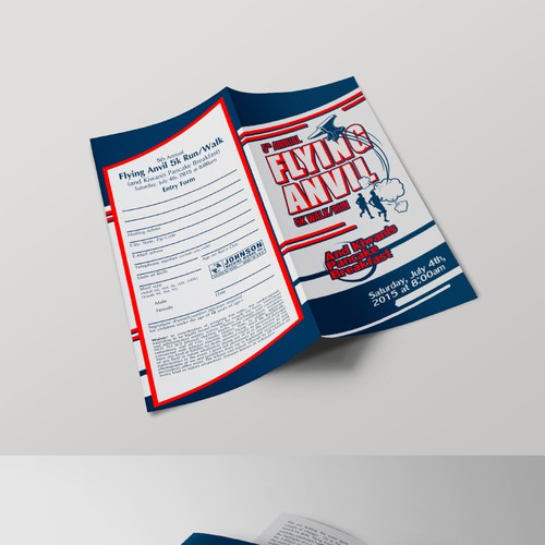 Flying Anvil 5k Registration | Postcard, flyer or print contest