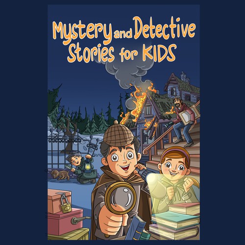 Designs | Book cover for "Mystery And Detective Stories For Kids ...