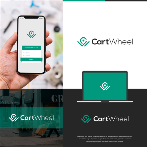Designs | CartWheel, a delivery management software, looks for a logo ...