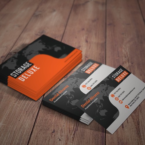 Business card designs for Storage Deluxe | Business card contest