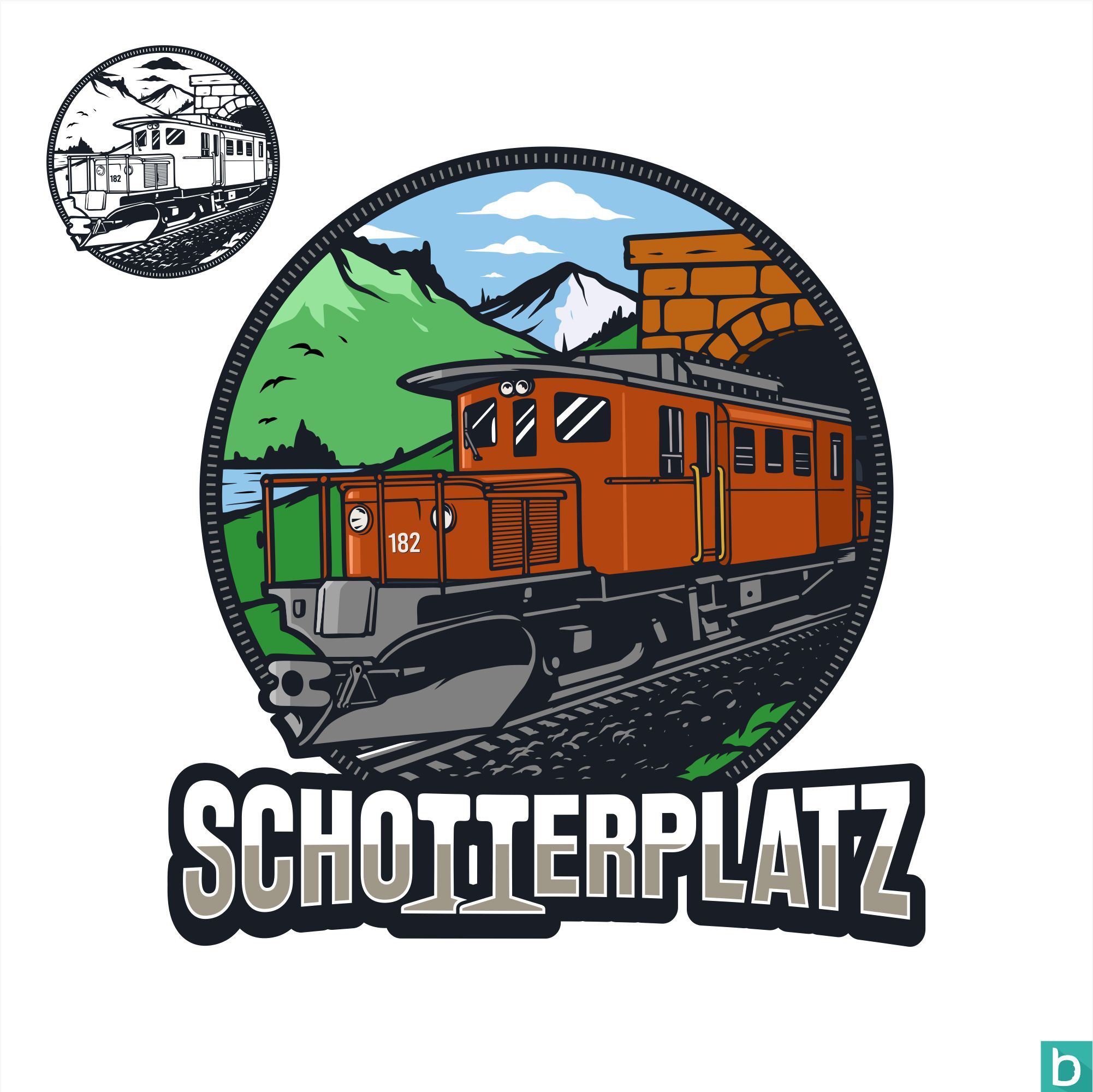 Train Logos - Free Train Logo Ideas, Design & Templates