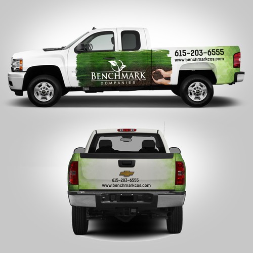 Sleek design for company trucks | Car, truck or van wrap contest