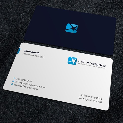Artificial Intelligence business card | Business card contest