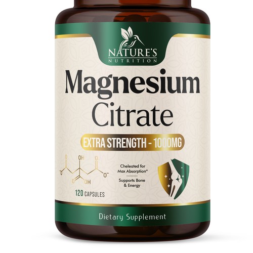 Designs | Premium Magnesium Citrate Design needed for Nature's ...