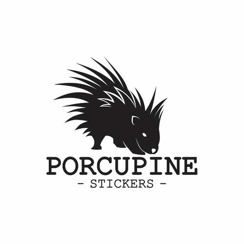 Porcupine Stickers - Professional, logo needed for sticker/decal shop ...