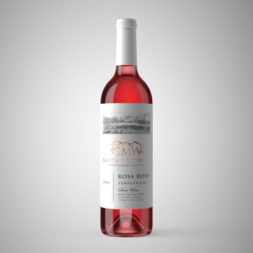 Create New Wine Label for Beautiful Vineyard and Winery | Product label ...