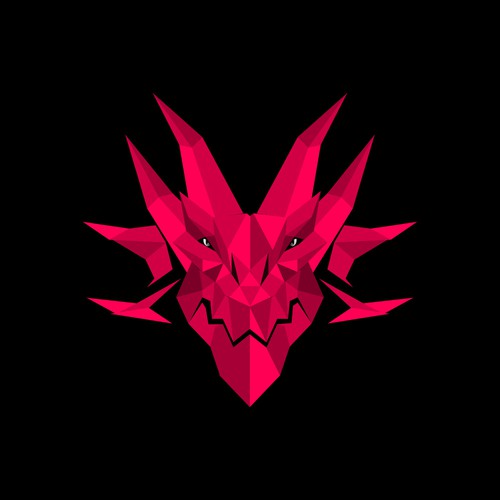 Dragon's face in low poly style | Logo design contest