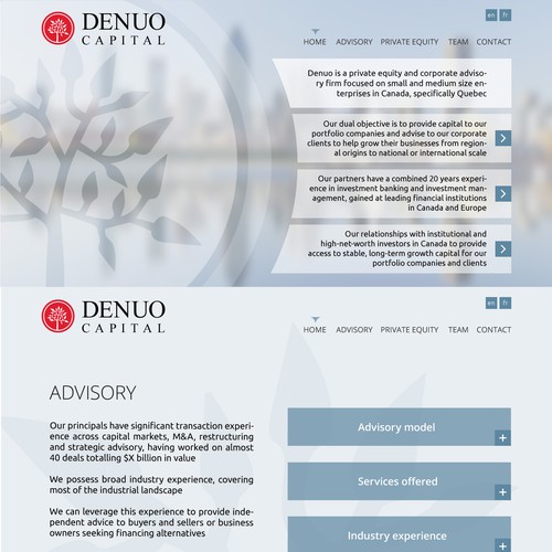 Designs | Create a slick but subtle website design for a start-up ...