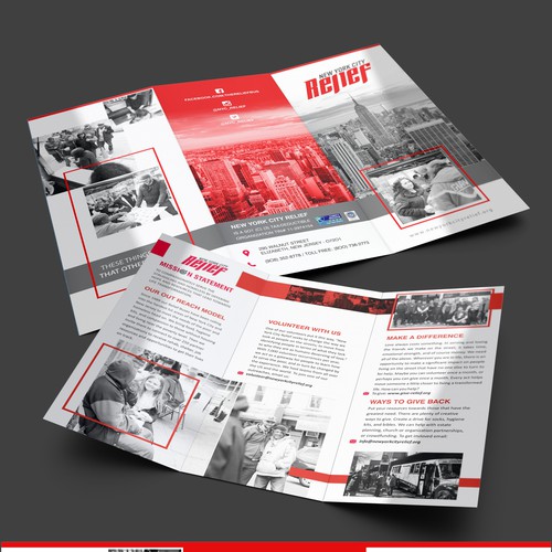 Brochure for Nonprofit helping NYC's Homeless. | Brochure contest