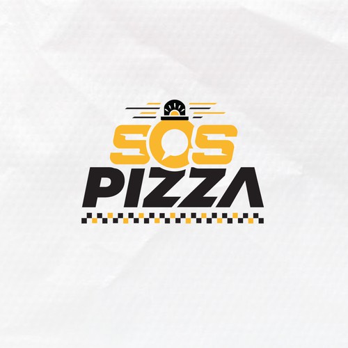 Design a loud new york style pizza van logo based on emergency bold ...