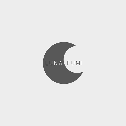 Luna Fumi - "Moon Smoke" Logo - Clean, modern | Logo design contest