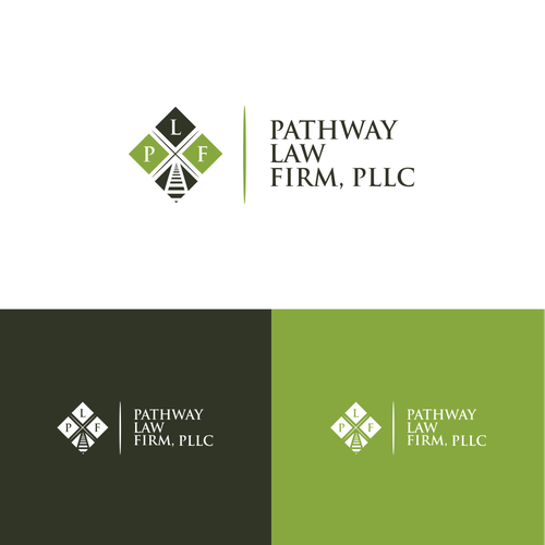 Logo for Pathway Law Firm, PLLC to bring its client's a "Pathway to ...