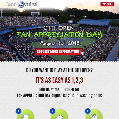 Designs | Fan Appreciation Day Landing Page | Landing page design contest