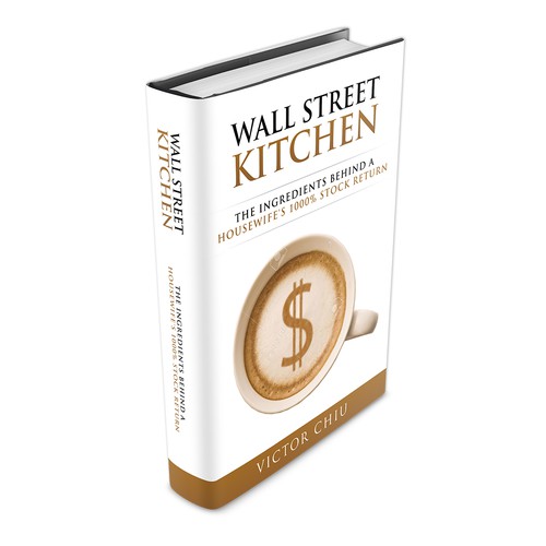 Create a professional, elegant, and fun financial book cover for Victor ...