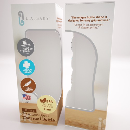 Packaging Design for Baby Thermal Bottle | Product packaging contest
