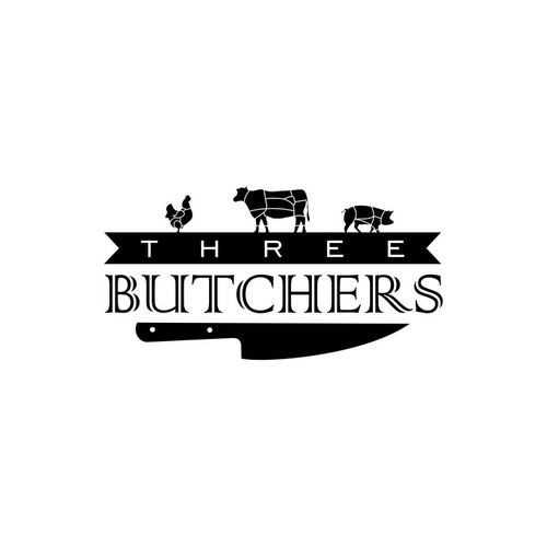 Designs | Three Butchers needs a new logo | Logo design contest