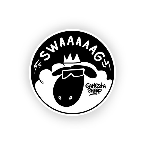 Designs | Gangsta sheep | Sticker contest