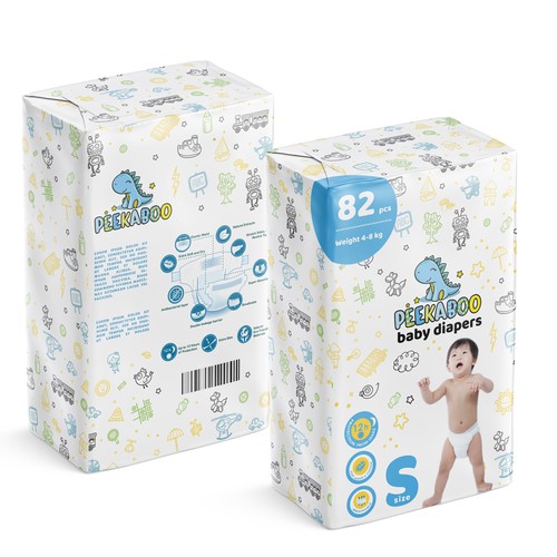 Designs | Packaging design for baby diapers. Other designs sizes will ...