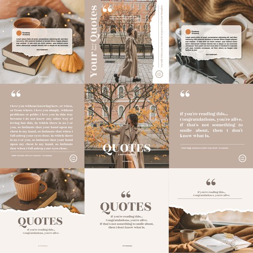 Designs | Instagram layout for inspirational and personal account ...