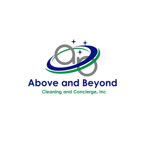 Create a brand identity logo and look for Above and Beyond Cleaning and ...