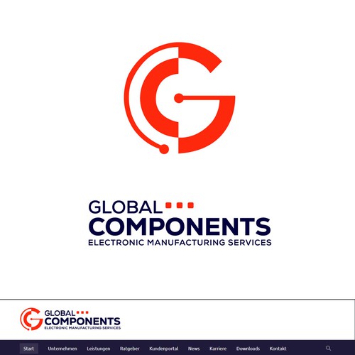 Designs | Neues Logo Global Components | Logo & brand identity pack contest