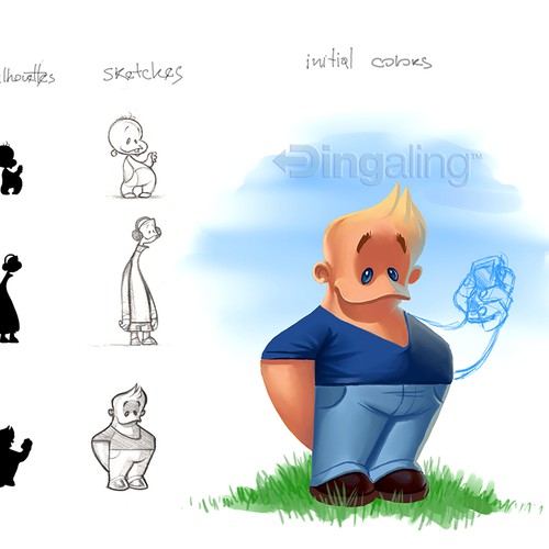 Create 5 Unique Mascots for Dingaling-a Free International Calling ...