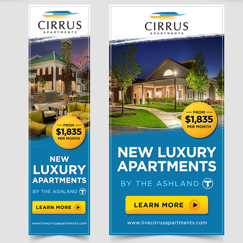 Lux Apartment Banner Ad Contest | Banner ad contest