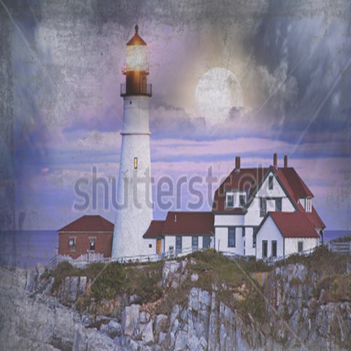 Horror Novel Cover: Landlocked Lighthouse | Book cover contest