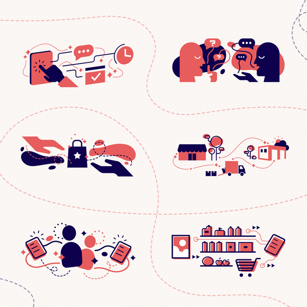 Exciting technology-themed illustrations for exclusive desktop ...