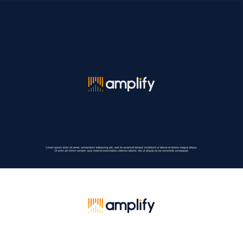 Designs | Looking for a professional treatment of the word "Amplify ...