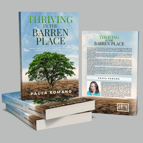 Designs | Book Cover Contest for Memoir Thriving in the Barren Place ...