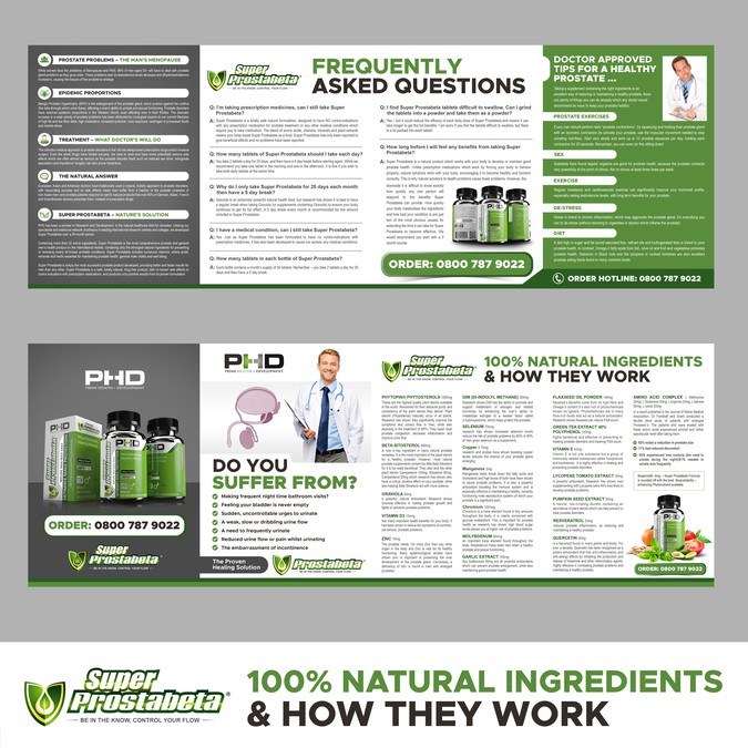? Clear, informational text based A5 leaflet needed for Natural Health ...